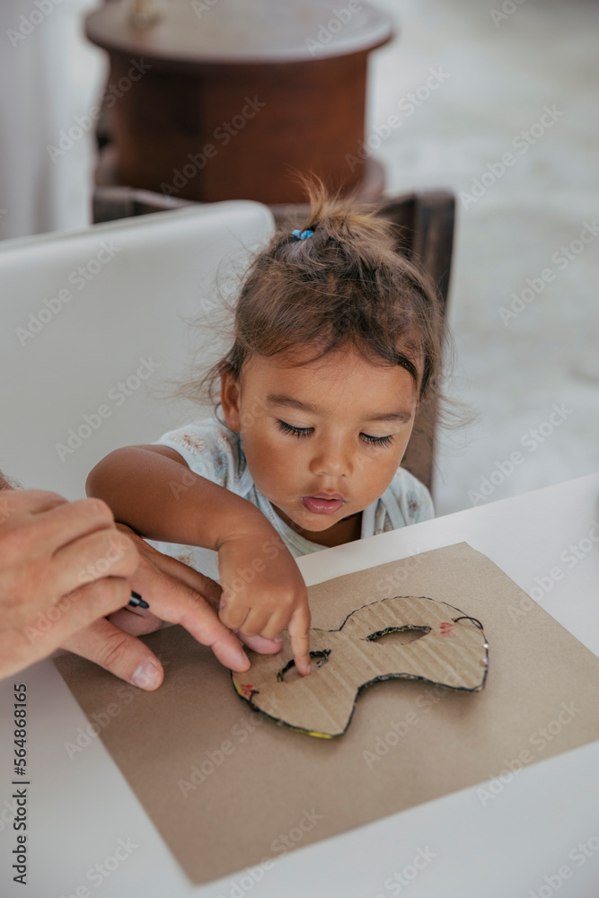 Kids craft Stock Photo | Adobe Stock