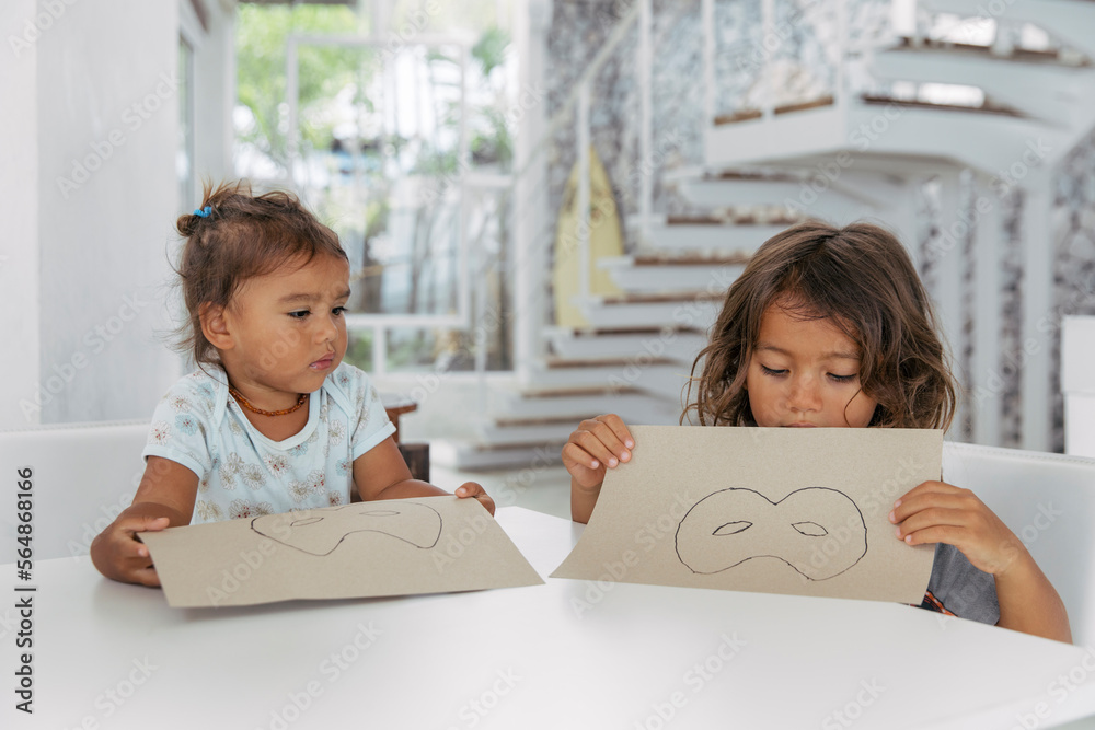 Kids craft Stock Photo | Adobe Stock