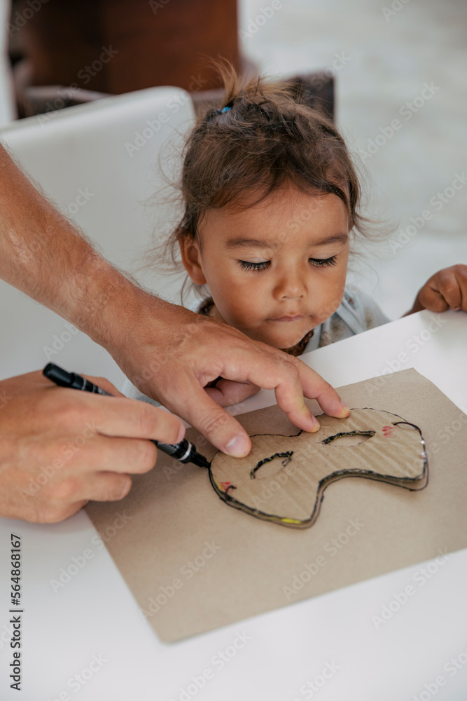 Kids craft Stock Photo | Adobe Stock