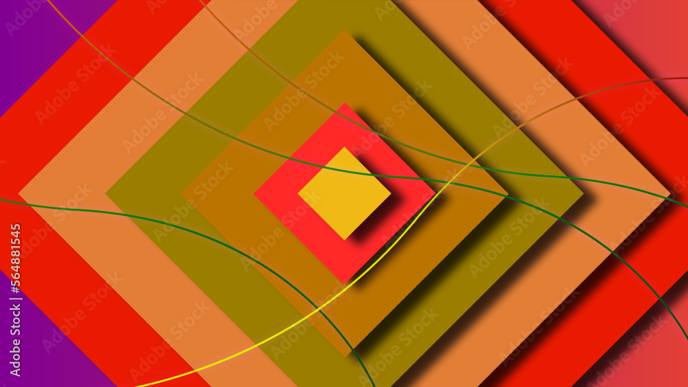 Abstract neon background. Red Vector Illustration Stock Vector | Adobe ...