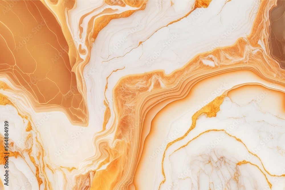 luxurious orange marble texture background, generative ai composite ...