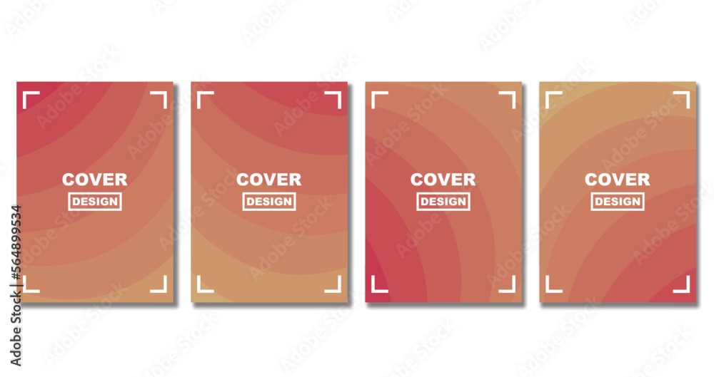 Cover design template set. Business brochure, leaflet, flyer, magazine ...