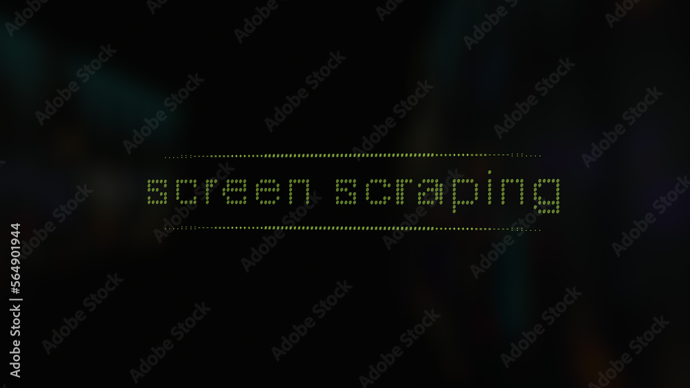 Cyber attack screen scraping vunerability in text ascii art style ...