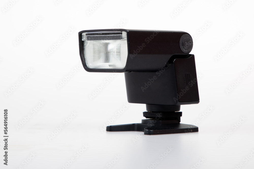cobra black flash for reflex and mirrorless digital camera on white ...