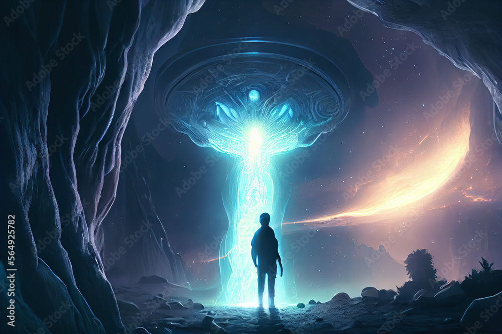 Through hundreds of thousands of light years, through quantum ...