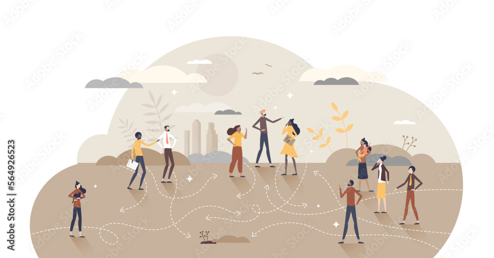 Making advice to find right path direction and guide to destination ...