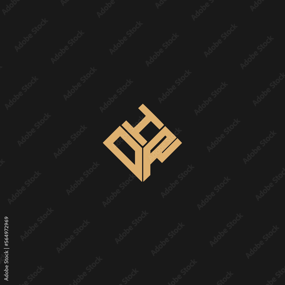 DHR letter with luxury concept. DHR Logo Design for business and ...