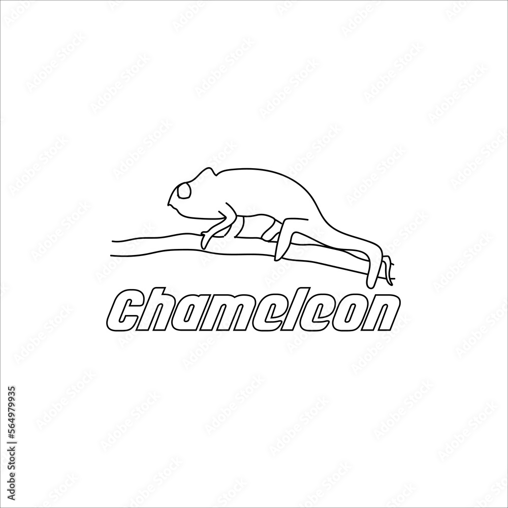 Chameleon symbol design concept icon design. Chameleon symbolism and ...