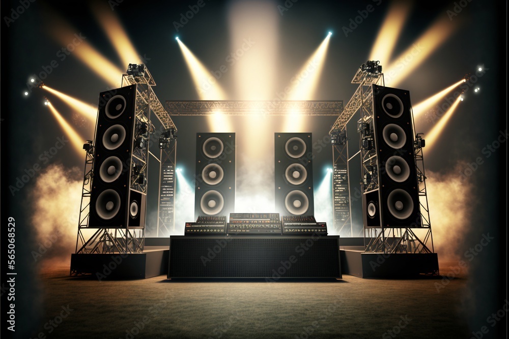 Concert Speakers Wallpaper