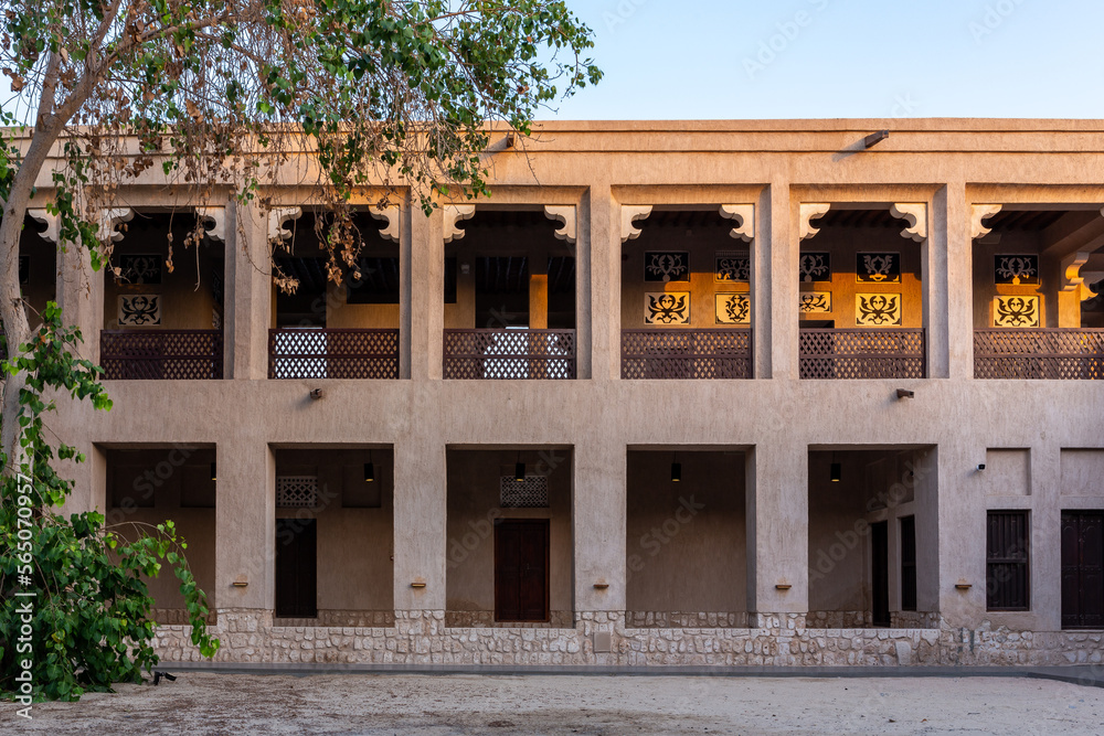 House of Sheikh Saeed Al Maktoum, part of Shindagha Museum buidling ...