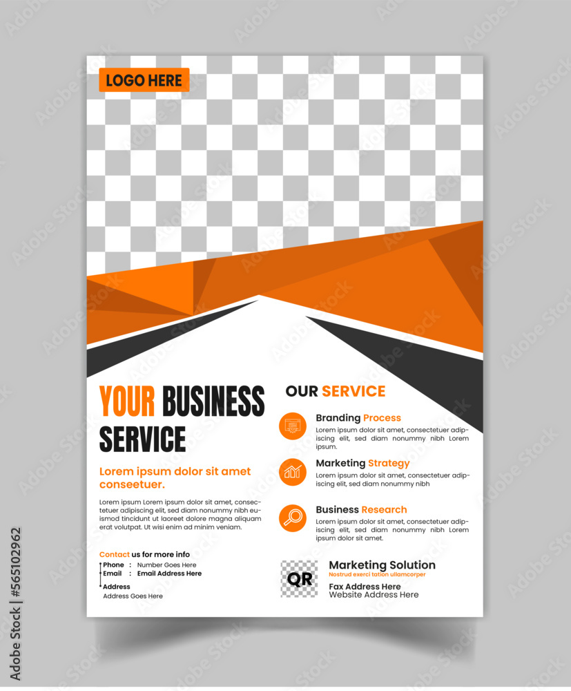 modern template, in blue color, and modern design, perfect for creative ...