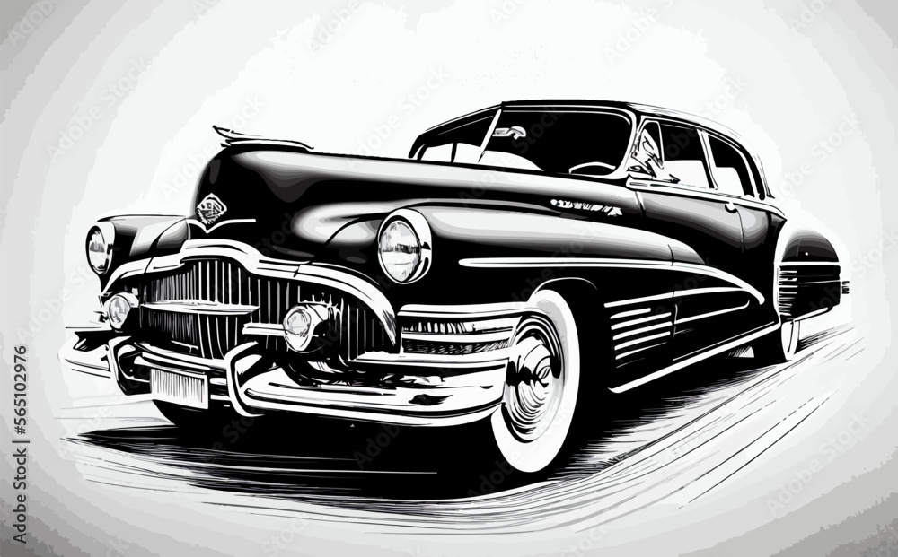 Classic Car Cadillac Logo Stock Vector | Adobe Stock