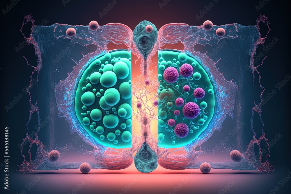 The scientific rationale for the phenomenon of a cell splitting in half ...