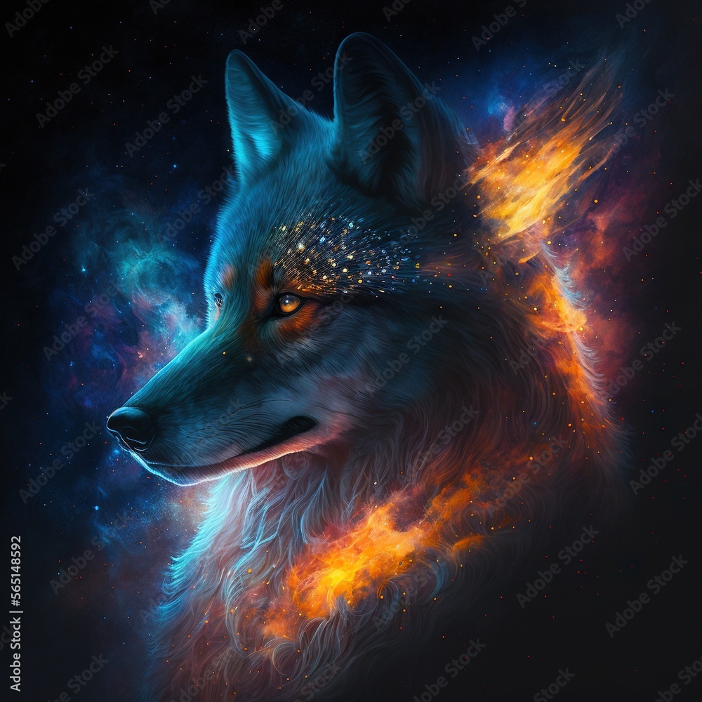 Blue Fireball Wallpaper