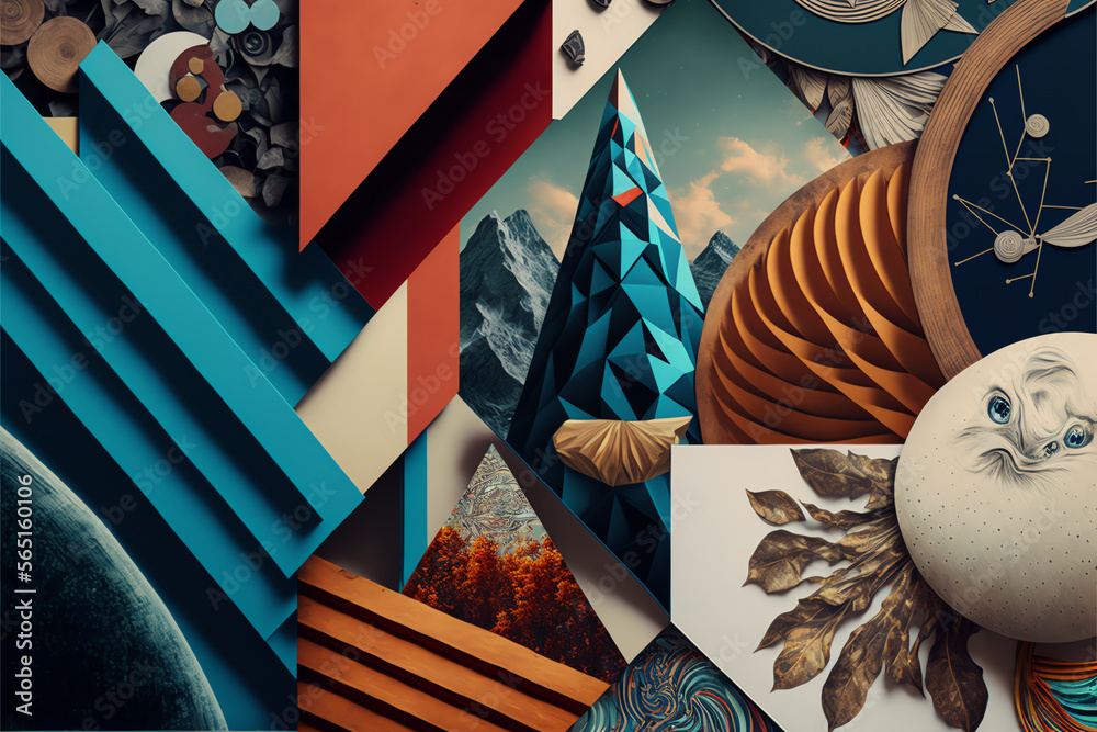 Collage Texture: A Perfect 4K Editorial Stock Photo of Textures and ...
