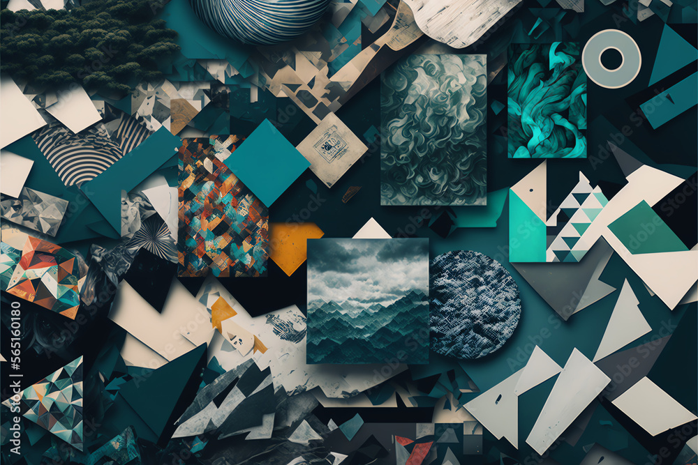 Collage Texture: A Perfect 4K Editorial Stock Photo of Textures and ...