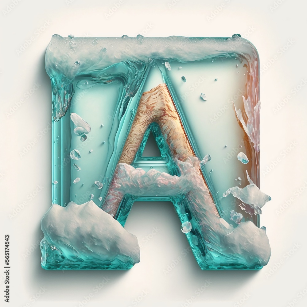 The letter A, alphabet capital letter А - White background , alphabet ...
