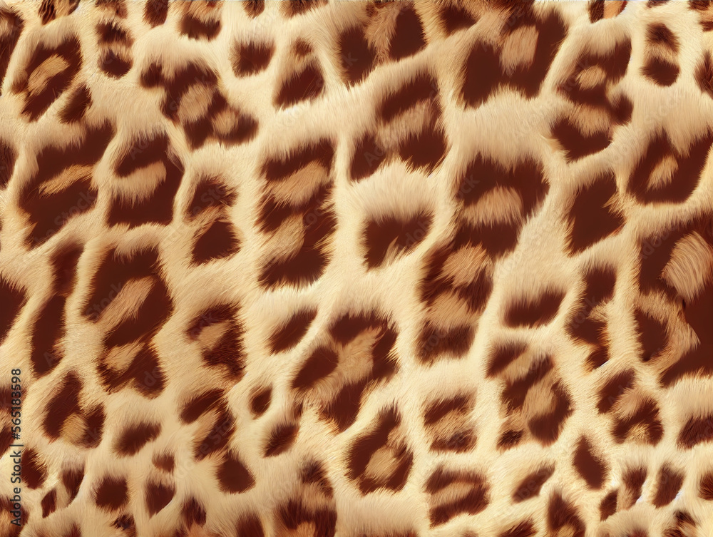 Seamless soft fluffy leopard print or cheetah spots African safari ...