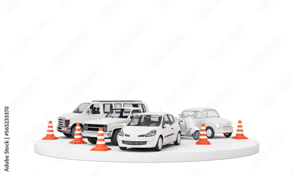 Car protection and safety assurance concept, car insurance web banner ...