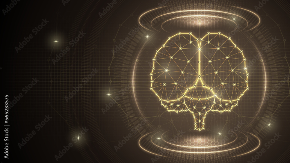 Human Organ Brain Front View Frontal Parietal Lobe Central Nervous ...
