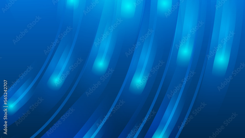 Blue digital background with sparkling blue light particles and areas ...