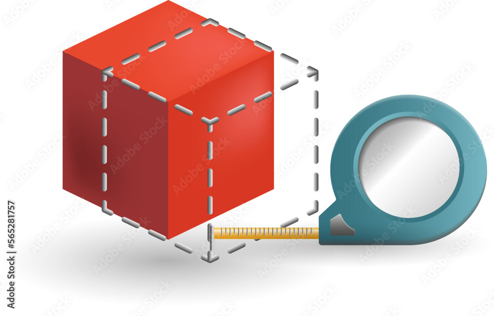 Volume Measurement icon. 3d illustration from measurement collection ...