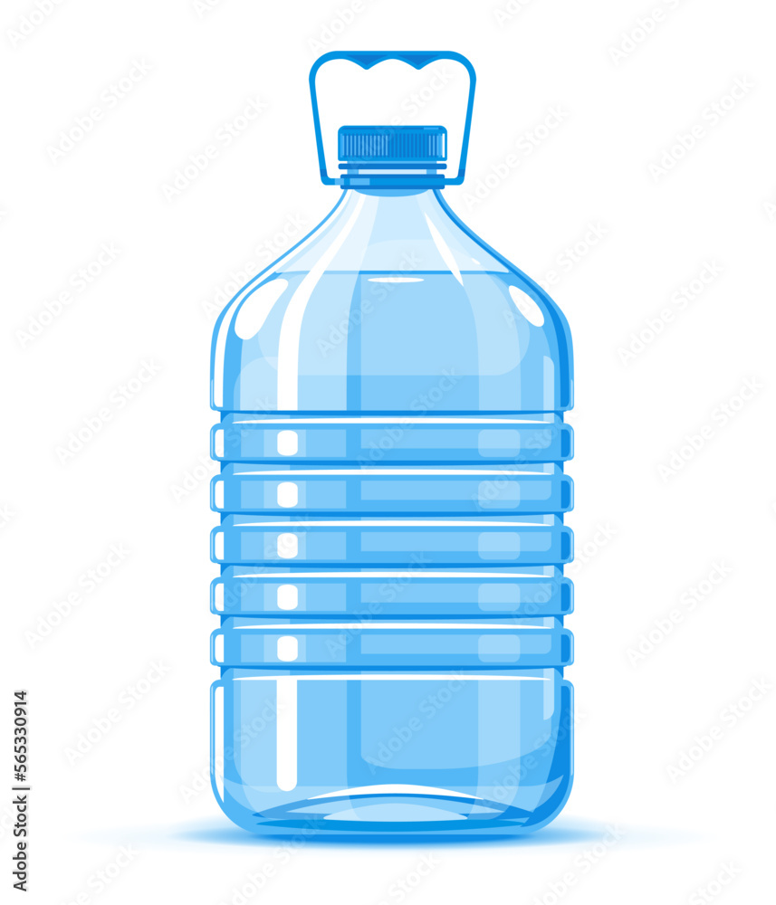 Five liter plastic water bottle container with handle quality ...