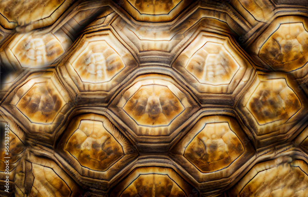 Turtle Shell Texture Background, Brontosaurus Dinosaur Skin, Generative ...