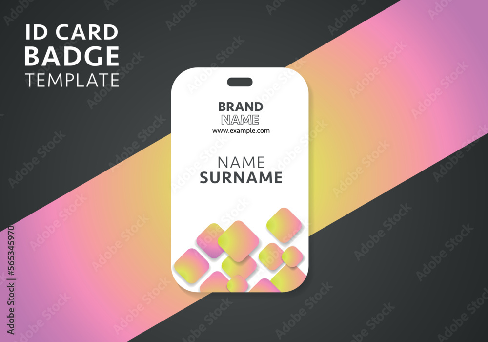 Modern corporate Identity Card design template background, elegant ...