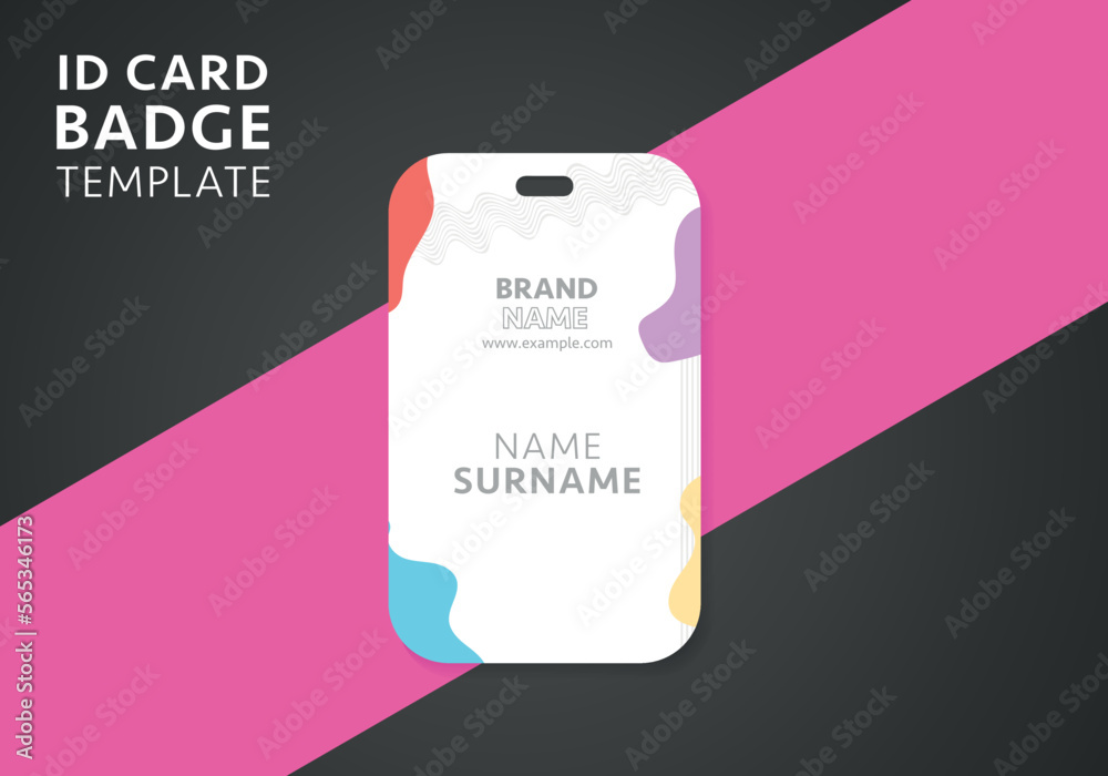 Modern corporate Identity Card design template background, elegant ...
