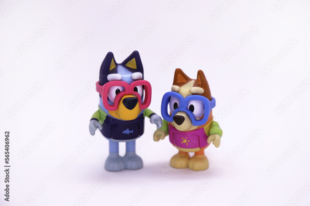 Bluey. Dolls from the television series for children. Cartoon for small ...