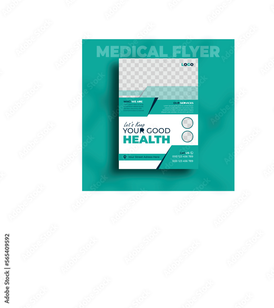 minimal medical flyer template - Medical Flyer Vector Images - Designs ...