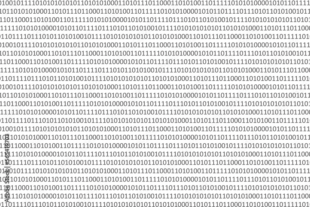 Binary matrix code. Computer data stream, digital security codes and coding information. Stock ...
