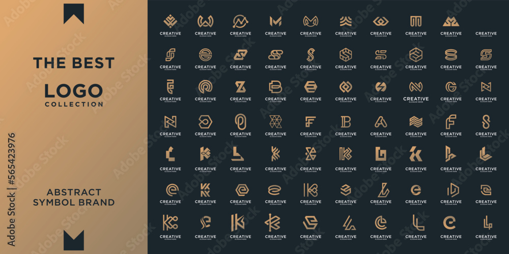 Mega logos best collection, Abstract symbol design concept for branding ...