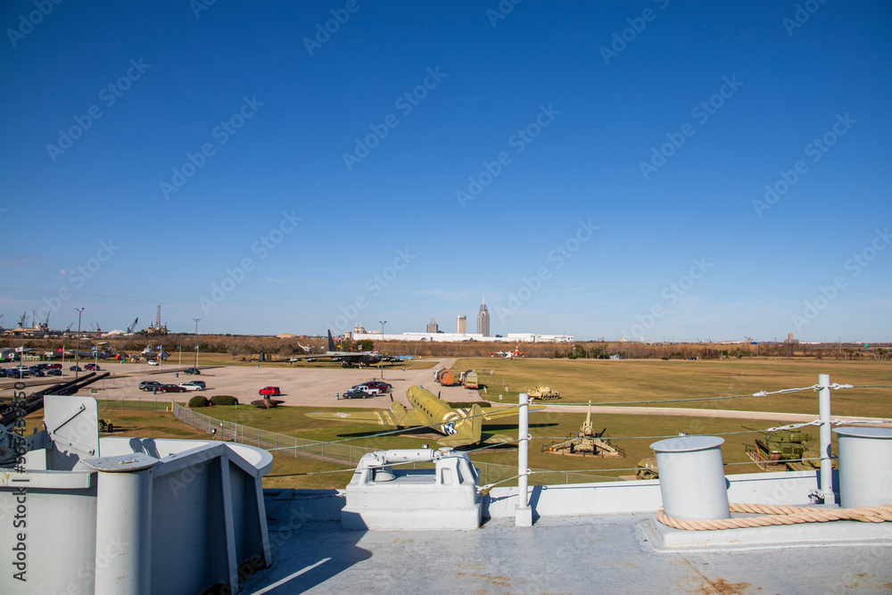 A gorgeous winter landscape at USS Alabama Battleship Memorial Park ...
