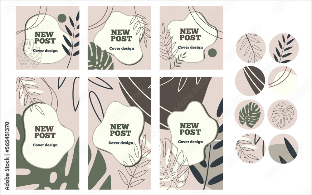 Design backgrounds for social media posts, stories and icons with ...