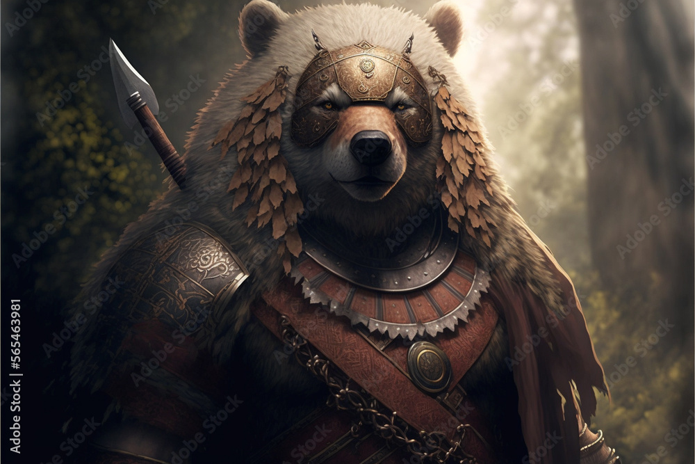 Anthro Bear Warrior