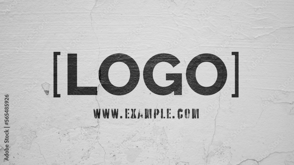 Grunge Dynamic Shabby Logo Stock Template | Adobe Stock