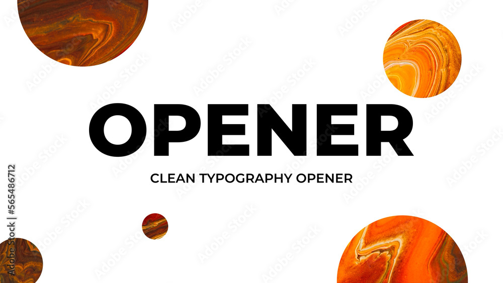 Modern Typography Titles Stock Template | Adobe Stock