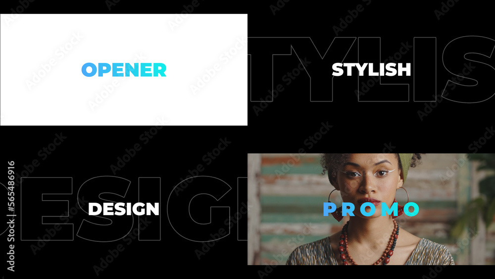 Dynamic Typography Openers Stock Template | Adobe Stock