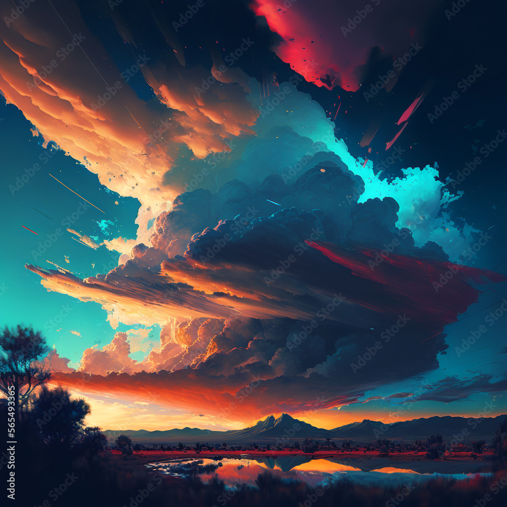 Clouds Sky Sunset