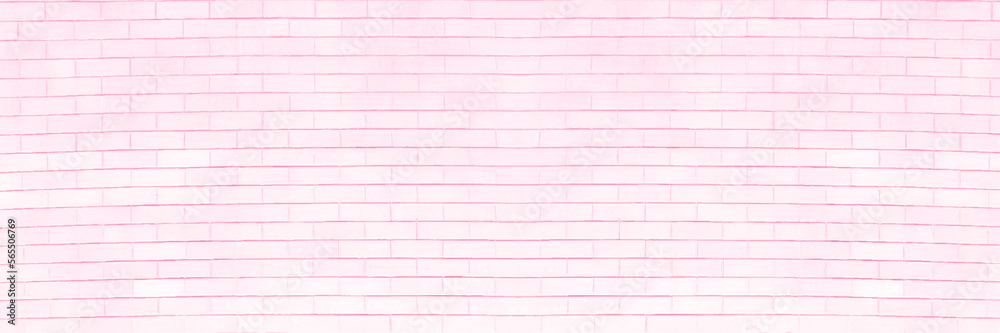 Soft pink brick wall texture. Minimal brick wall design element for ...