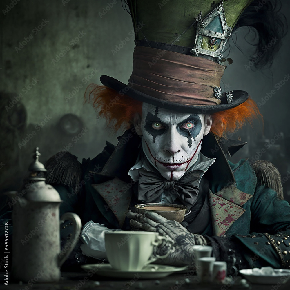 Zombie version of the Mad Hatter from Alice in Wonderland. Created ...