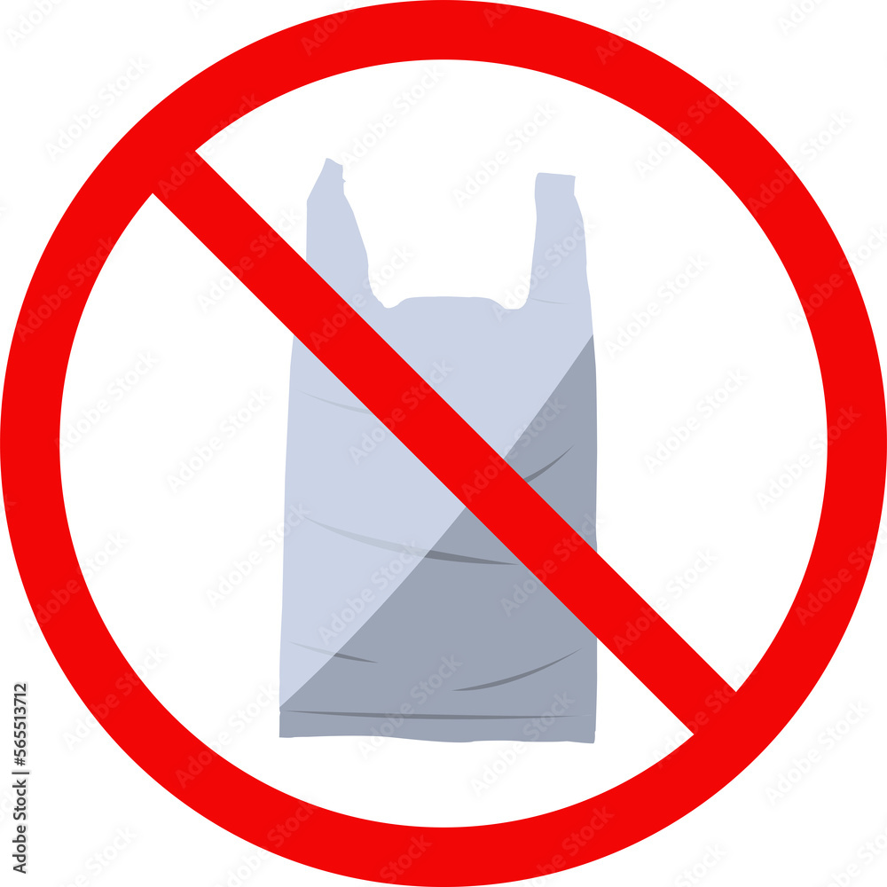 Do not use plastic bags isolated on transparent background png file ...