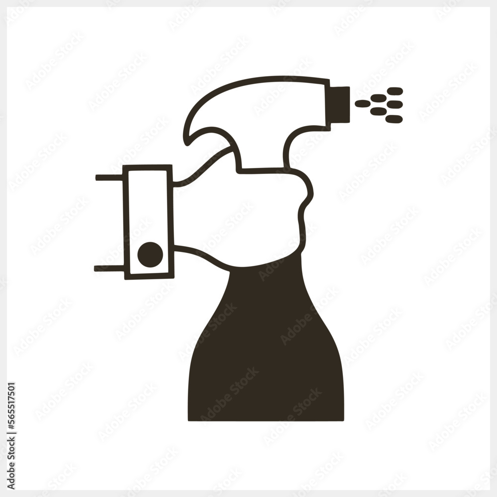 Doodle cleaning clipart Hand drawn line art Sketch vector stock ...