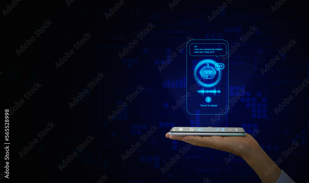 Digital chatbot, conversational agents, robot application, conversation ...