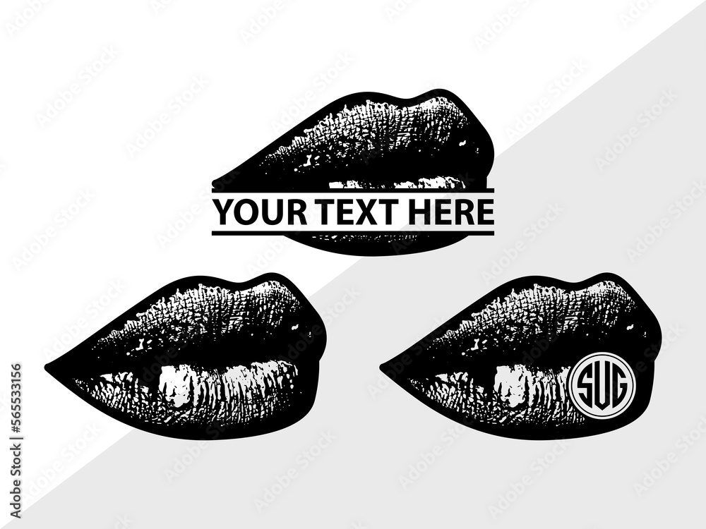 Lips Monogram Lips Silhouette Lips Svg Lip Svg Kissing Lip Svg Sexy Lips Svg Sb00200 Stock