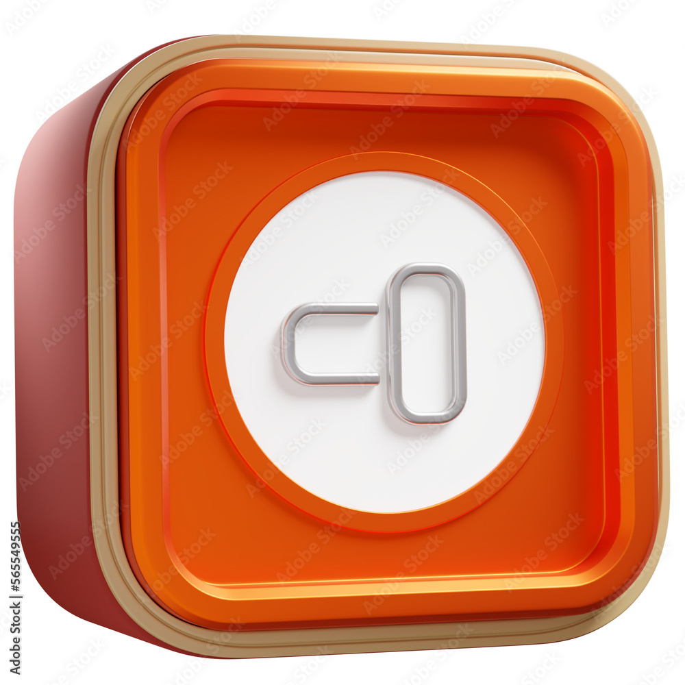 icono 3d con perspectiva switch derecho Stock Illustration | Adobe Stock