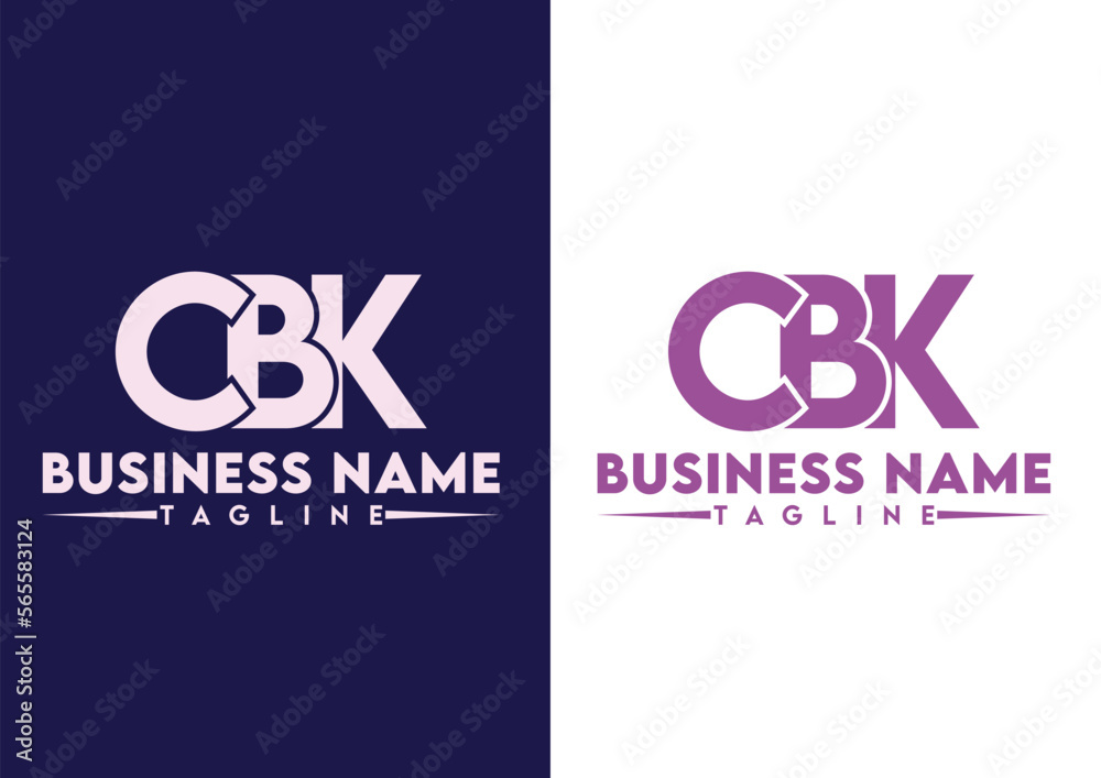 Letter CBK logo design vector template, CBK logo Stock Vector | Adobe Stock