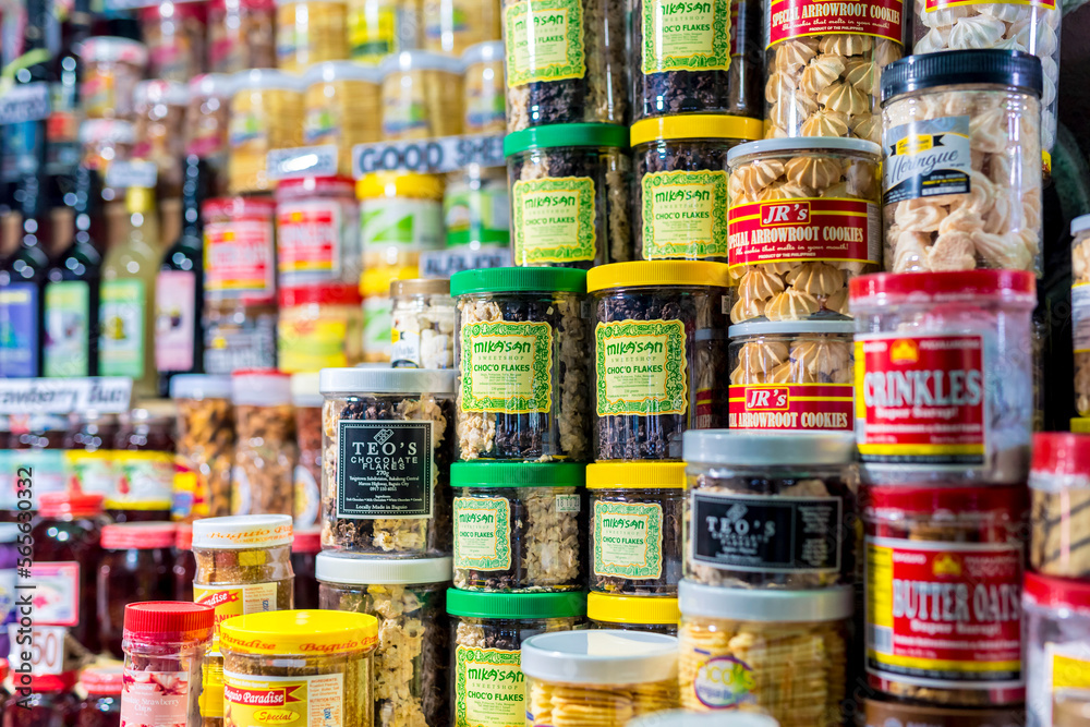 Baguio City, Philippines - Choco flakes, cookies and other goods for ...